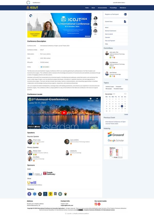 Conference Management Platform